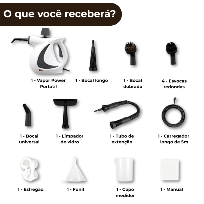 Vapor Power™ – Vaporizador 5 em 1 - Loja CenterLar