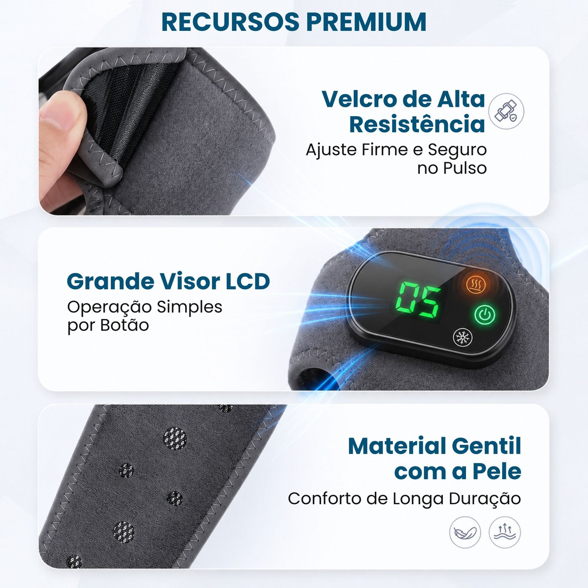NeuroPulse Pro™ - Massageador com Tripla Terapia – Para Neuropatia e ...
